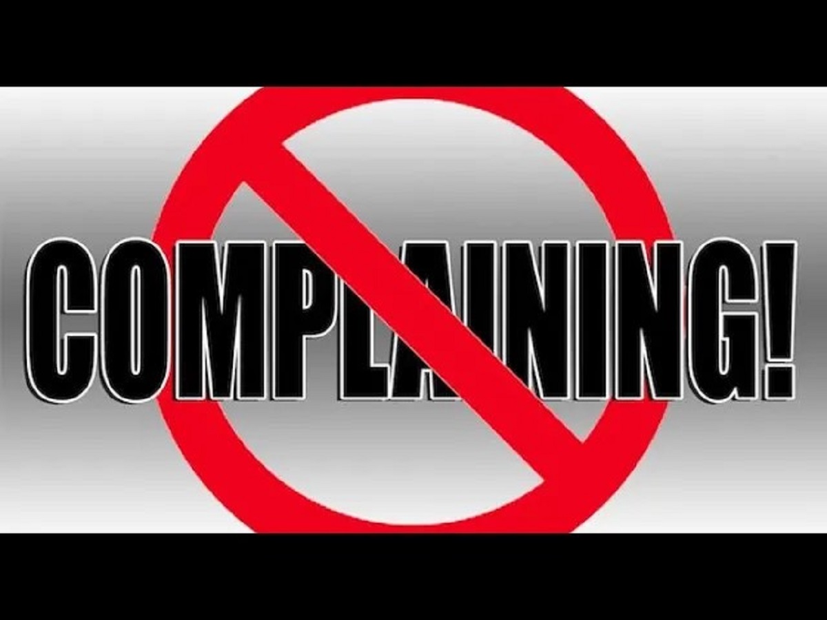 Complaining Isn’t A Gift? - Live Life in the Spirit